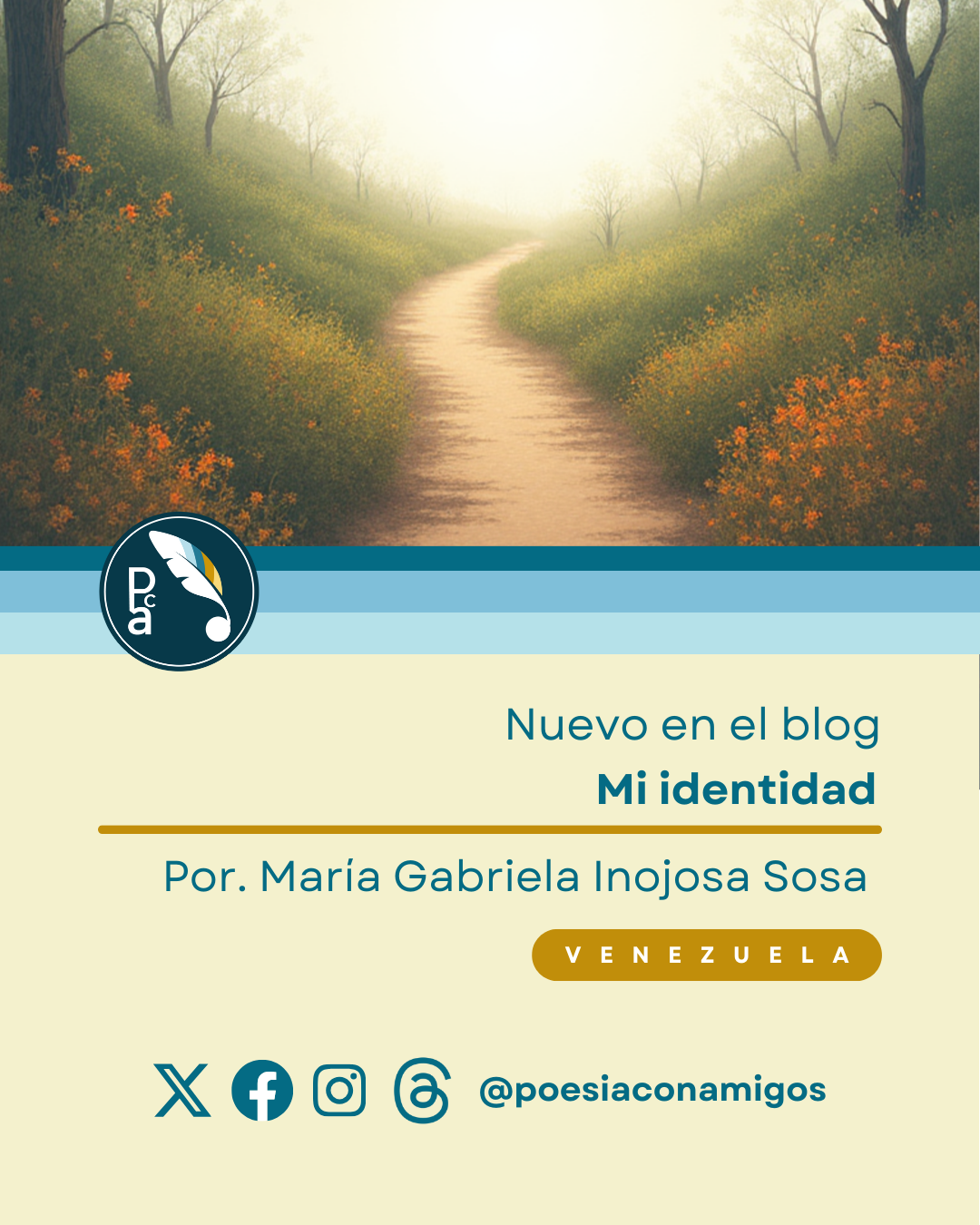 Mi identidad María Gabriela Inojosa Sosa - Poesía con Amigos